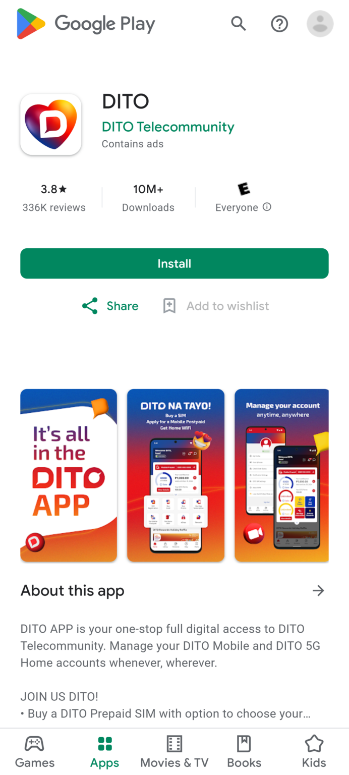 DITO SIM Registration Online [Official Link] 2025 - TM SIM Registration